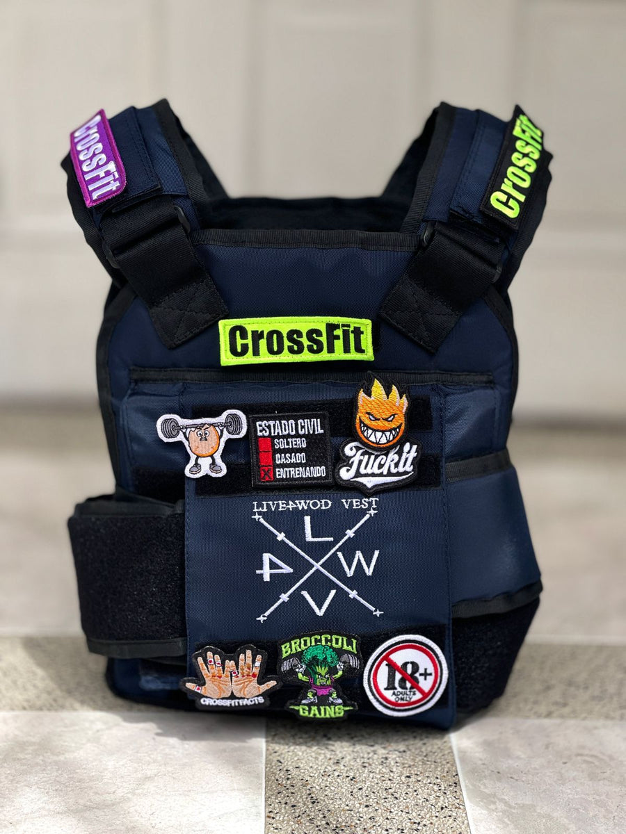 CHALECOS DE PESO AZUL OSCURO – LIVE4WOD